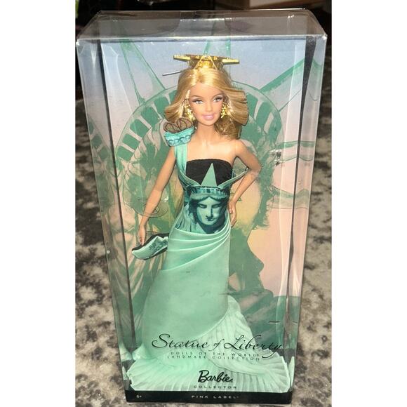 Mattel | Toys | Mattel Barbie Statue Of Liberty Dolls Of The World ...